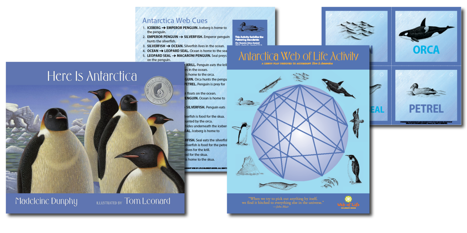 Here Is Antarctica - Web of Life Children’s Books